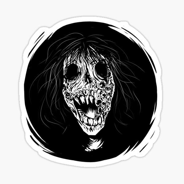 "Horror Girl" Sticker for Sale by Storybard | Redbubble