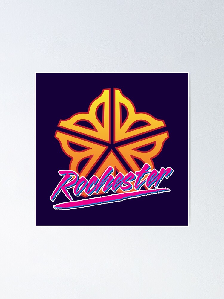 "Officially Licensed Retro Rochester Logo" Poster for Sale by ...