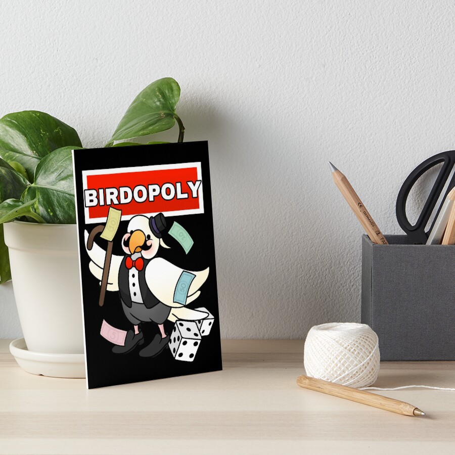 "Birdopoly" Art Board Print by blirbos | Redbubble