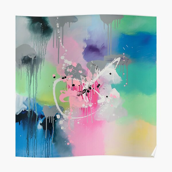 "Colourful Paint Splash" Poster by colourclash | Redbubble
