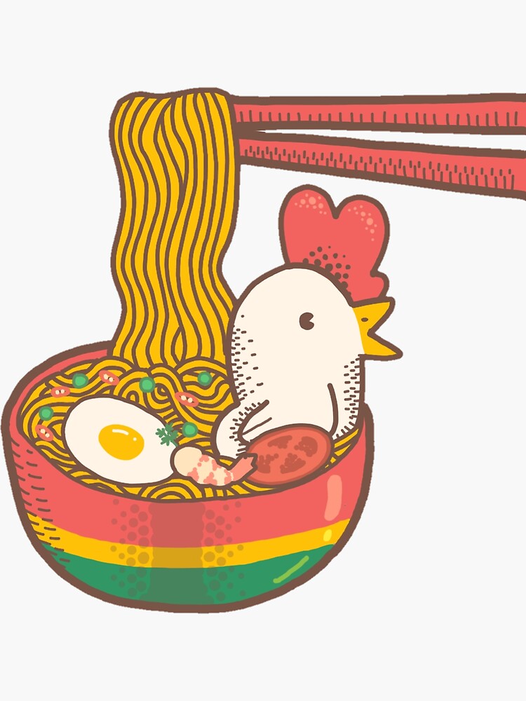 "Indomie" Sticker by Wilfridge | Redbubble