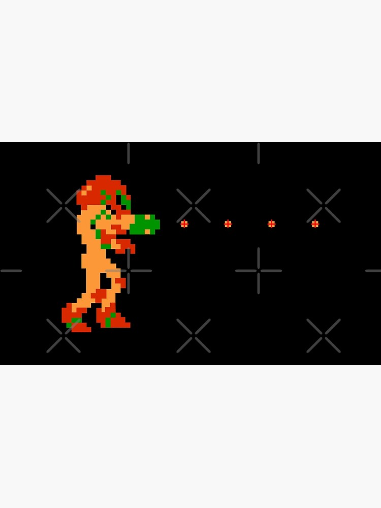 "Metroid 1 Retro 80's Arcade Game design" Art Print by phospheris ...