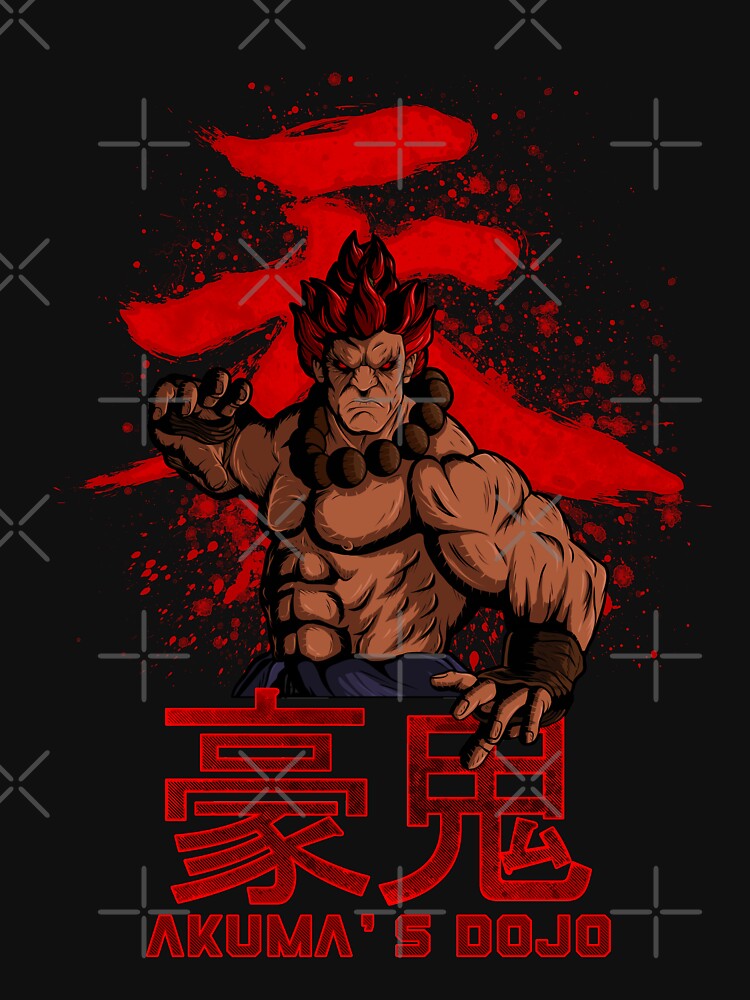 "AKUMA'S DOJO - v2" T-shirt for Sale by swiro | Redbubble | street t ...