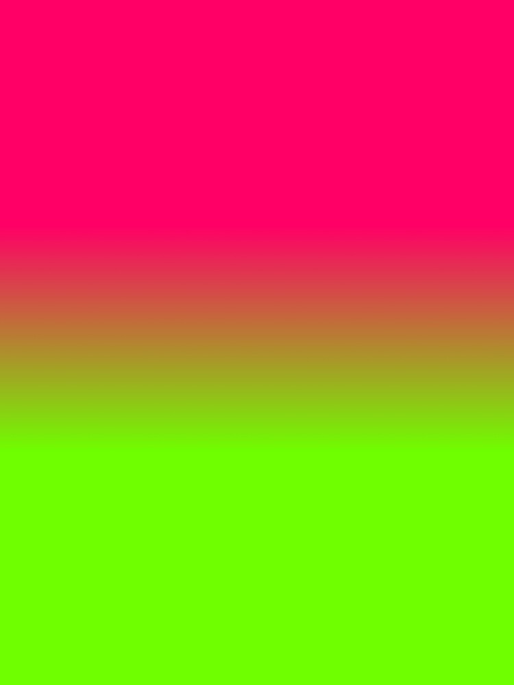 "Neon Pink and Neon Green Ombré Shade Color Fade" Sleeveless Top by ...