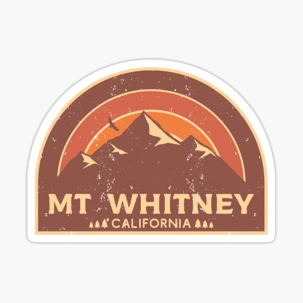 Mt Whitney Stickers | Redbubble