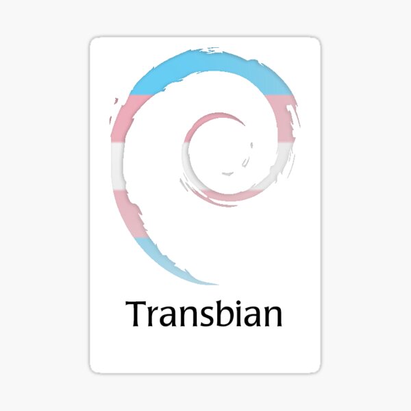 "Transbian" Sticker for Sale by nekomancy | Redbubble