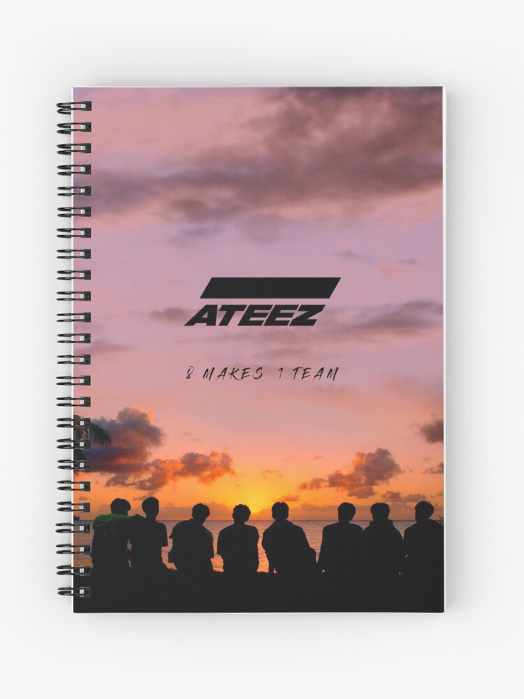 "ATEEZ 8 MAKES 1 TEAM" Journal for Sale by Masae | Redbubble
