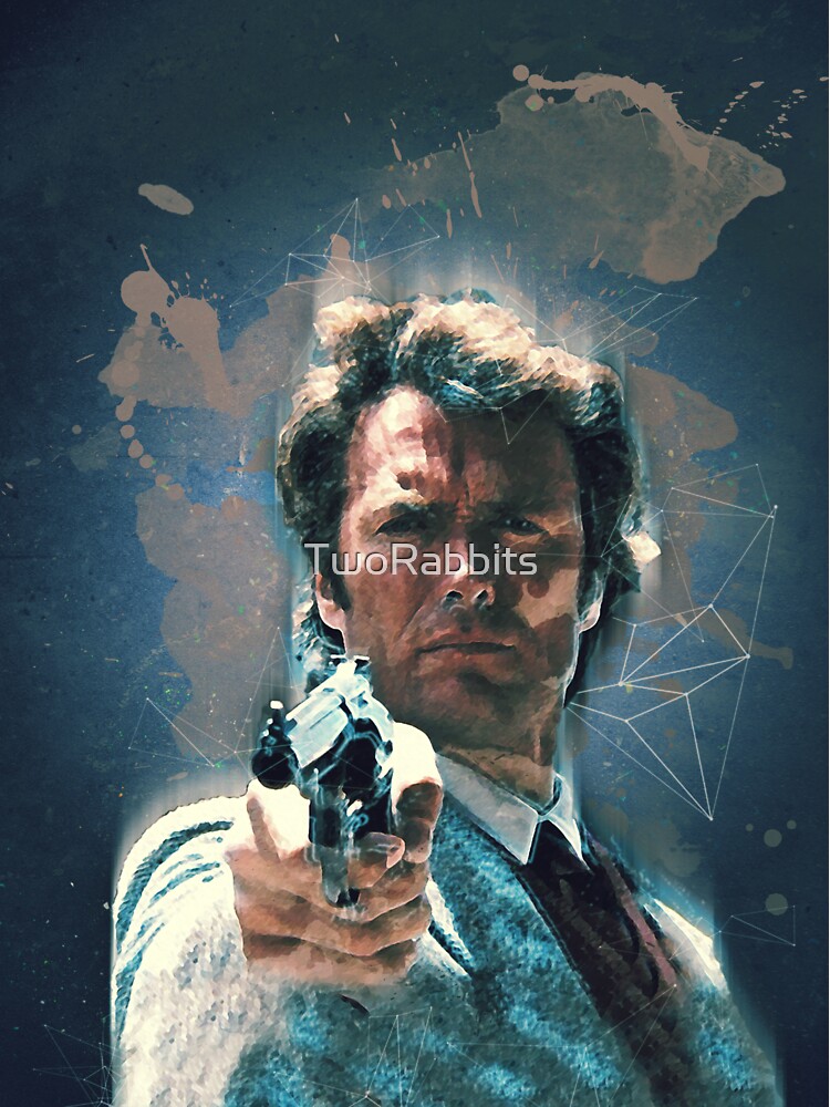 " Dirty Harry vintage art" Sticker by TwoRabbits | Redbubble