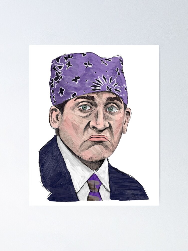 "Prison Mike, Mixed-Media, The Office" Poster for Sale by rahdaly ...