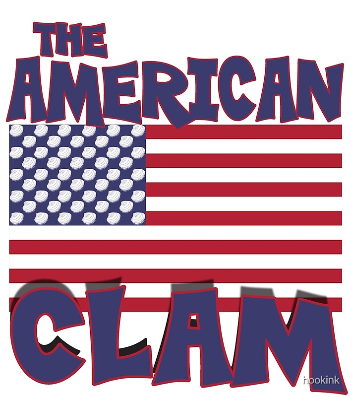 "the American clam flag" by hookink | Redbubble