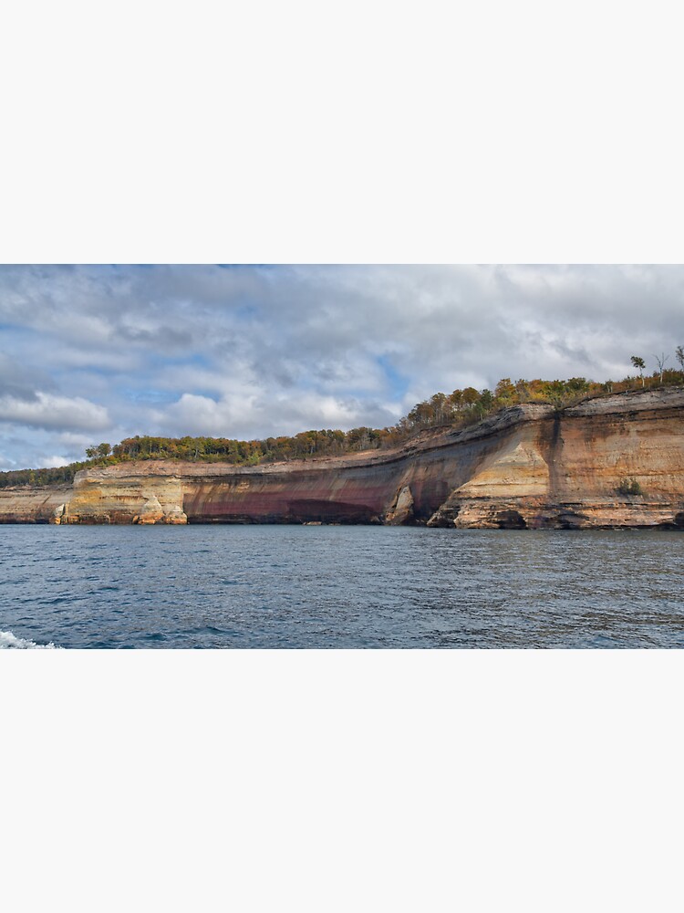 "Pictured Rocks" Sticker by Picturart | Redbubble