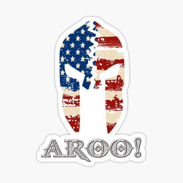 "Aroo!" Sticker for Sale by alessiofano | Redbubble