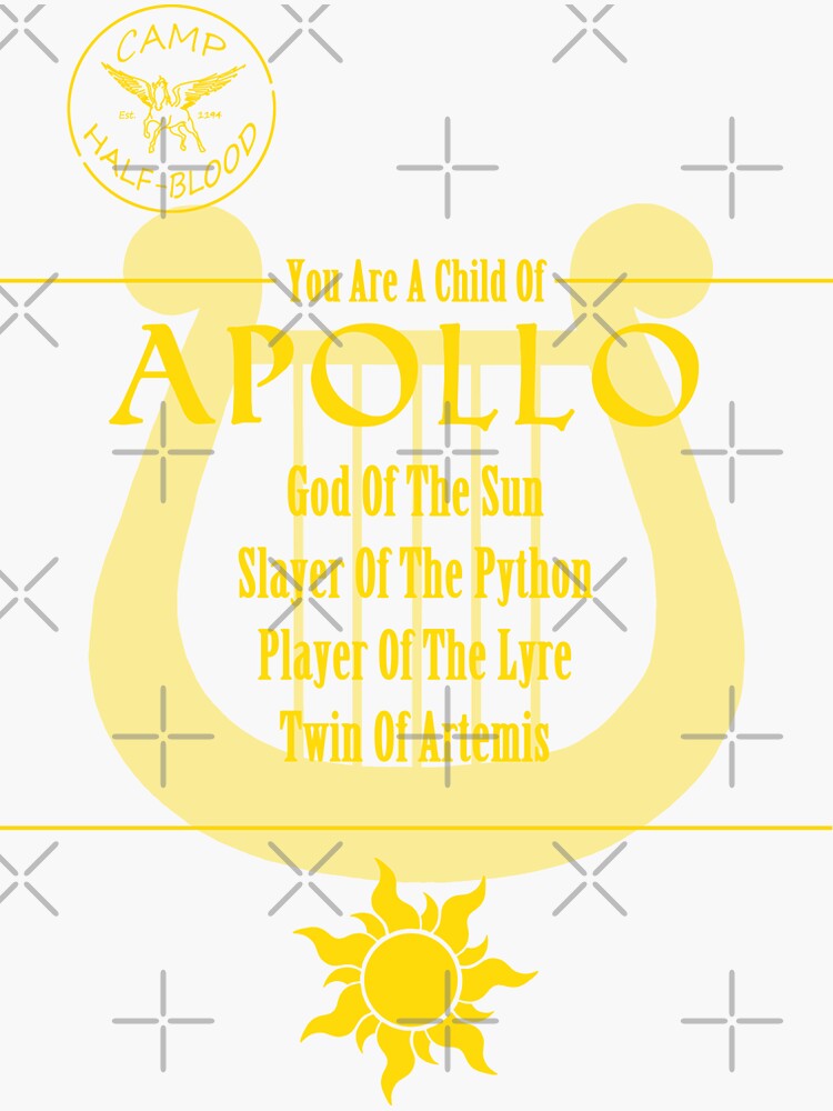 "Child Of Apollo" Sticker for Sale by Emma1706 | Redbubble