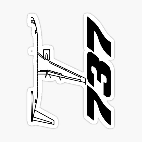 Boeing 737 Stickers | Redbubble