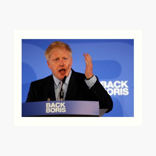 "Boris Johnson - Back Boris" Art Print for Sale by jakewhiteok | Redbubble