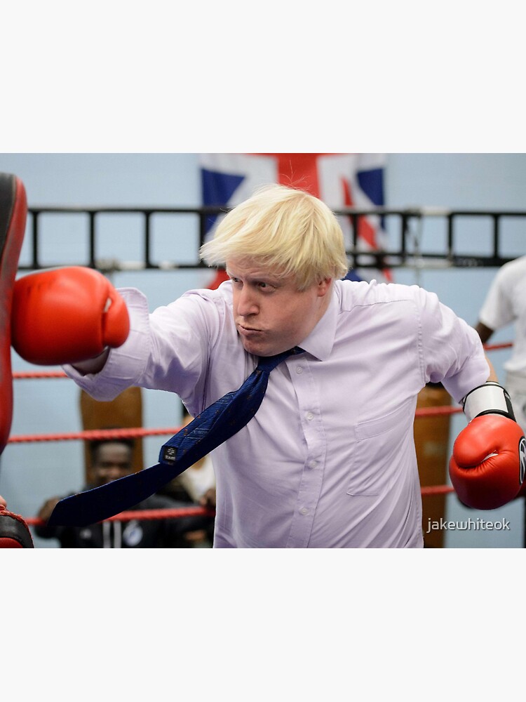 "Boris Johnson - Boxing" Sticker for Sale by jakewhiteok | Redbubble