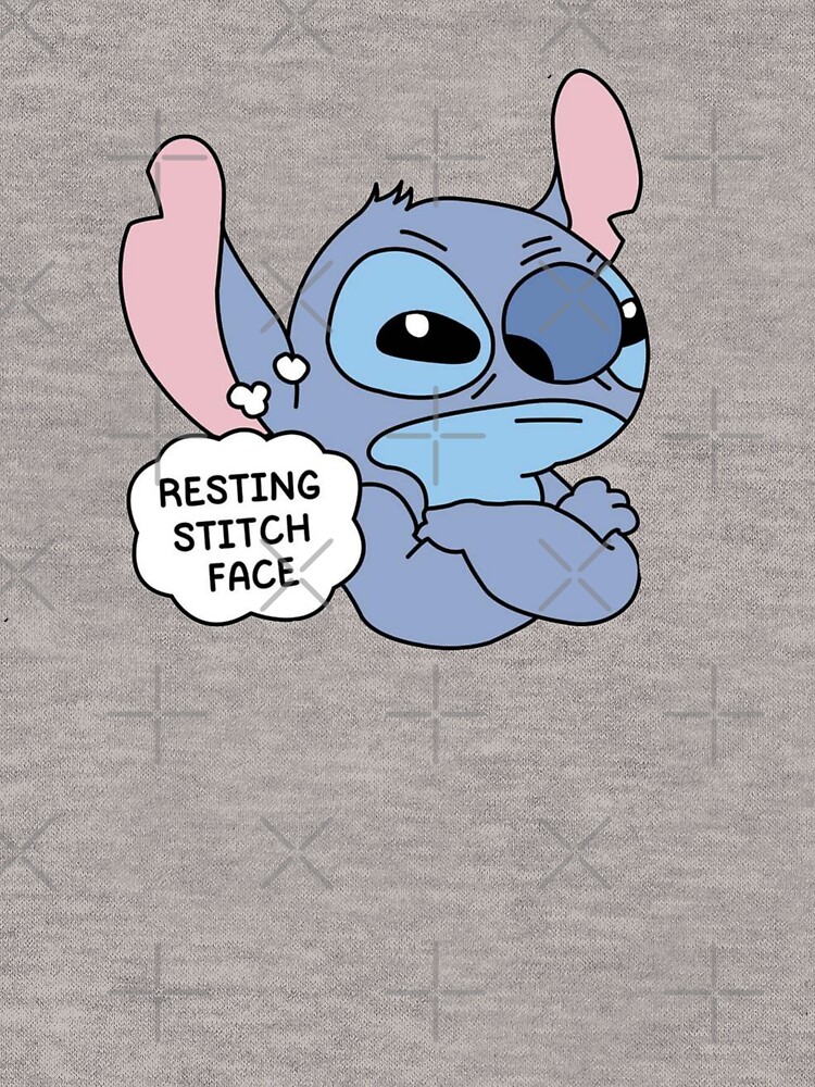 "resting stitch face" Lightweight Hoodie for Sale by mlstoutl | Redbubble