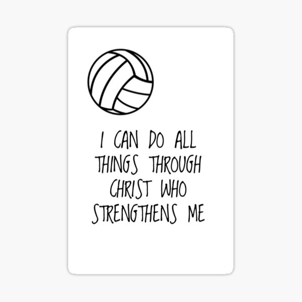 Volleyball Quotes Stickers | Redbubble