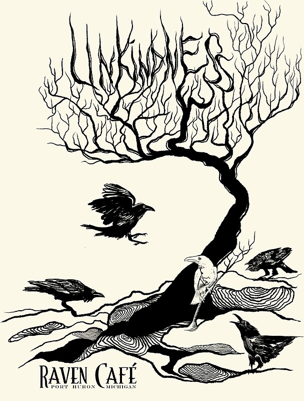 ""UNKINDNESS" of Ravens" by ravencafeph | Redbubble