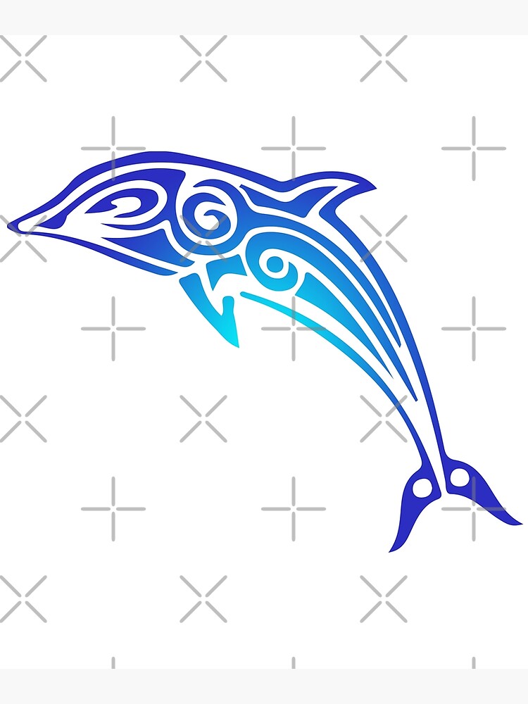 "Tribal Dolphin Hawaii Islander Polynesian Maori Art" Poster by ...