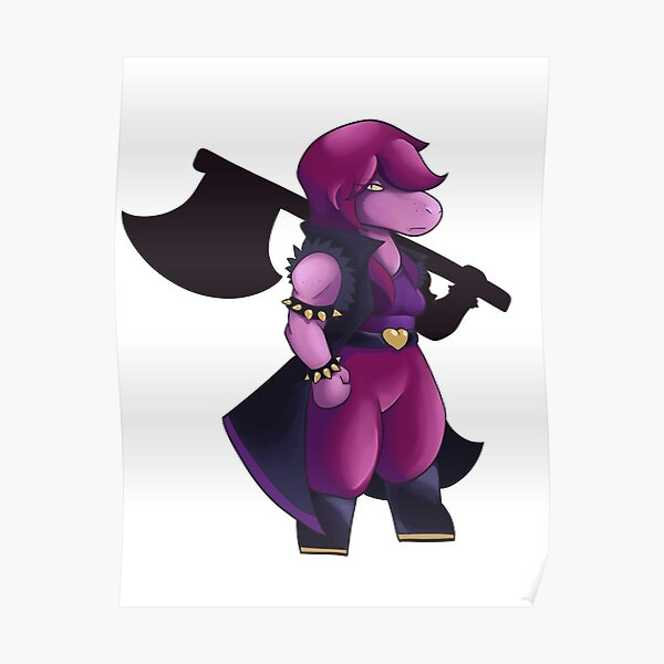 "Digital drawing of Susie from Deltarune" Poster by Necrofai | Redbubble