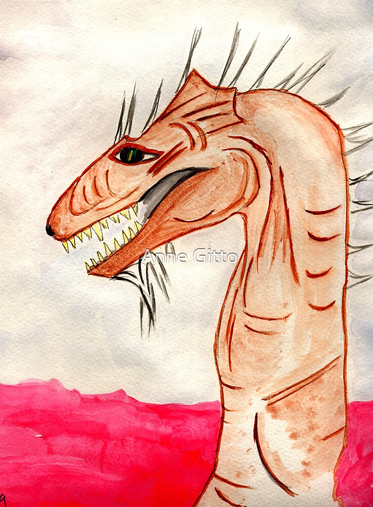 "Rahab The Sea Monster" by Anne Gitto | Redbubble