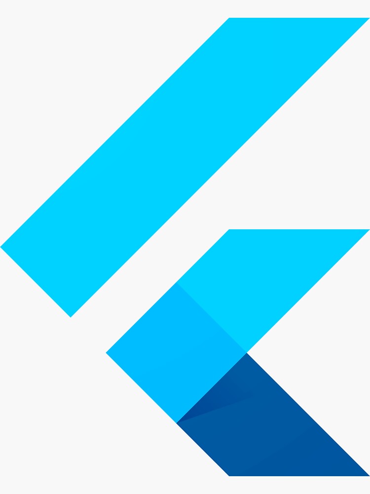 "Flutter programming framework" Sticker for Sale by 4RTUPSIDEDOWN ...