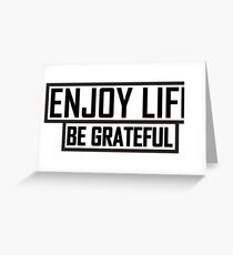 Enjoy Your Stay Greeting Cards | Redbubble