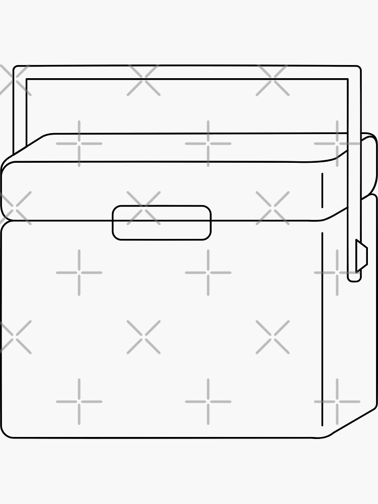 "Cooler Ice Box" Sticker for Sale by THPStock | Redbubble