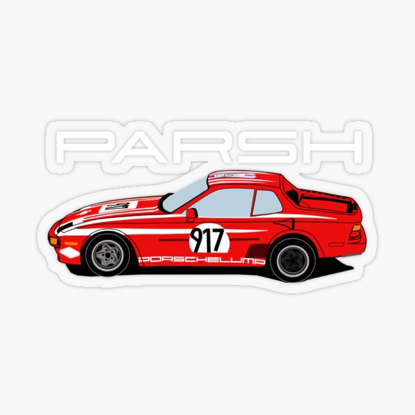 "The Porschelump 944 Racecar" Sticker for Sale by Maxyenko | Redbubble