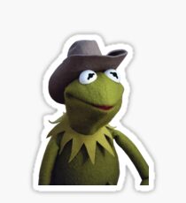 Cowboy Kermit Stickers | Redbubble