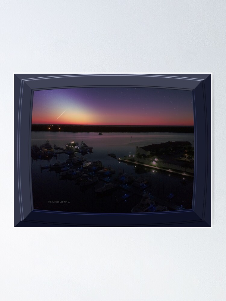 "Sun Setting In the North at Blue Hour Band, Twilight Wedge, Asteroid ...