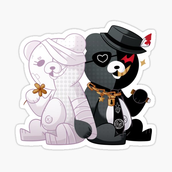 "Shirokuma and Kurokuma" Sticker for Sale by scribblekisses | Redbubble