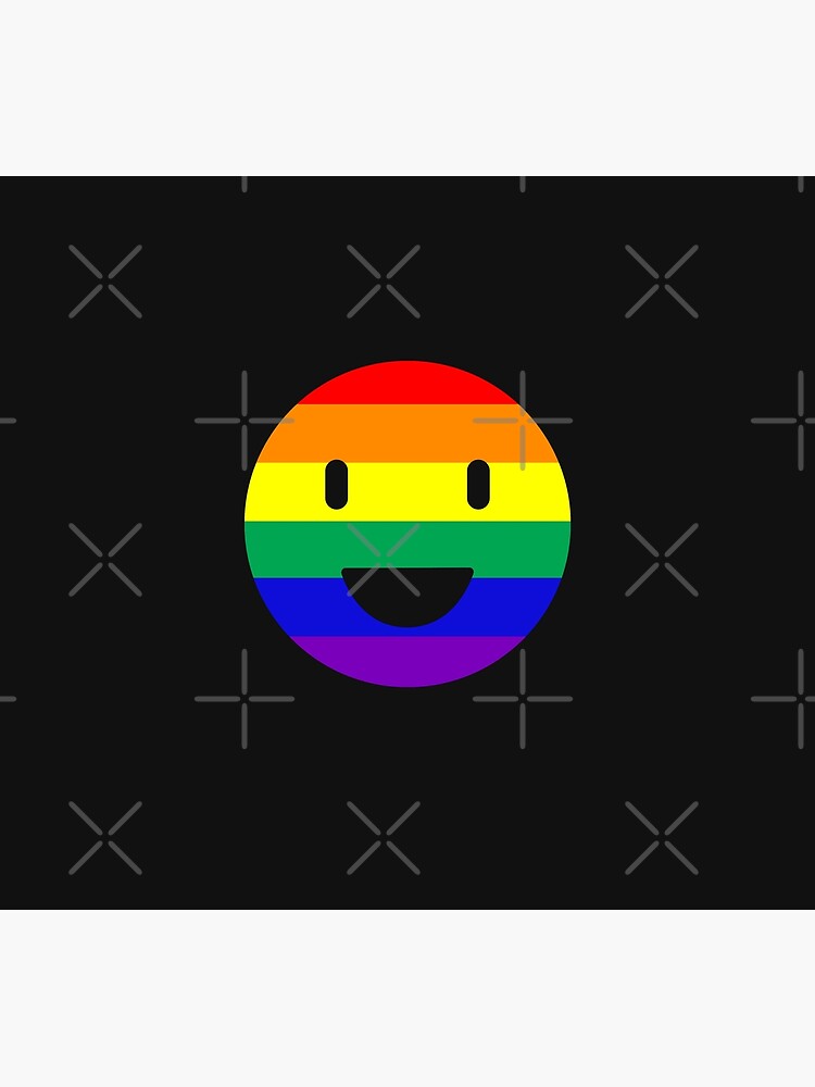 "Cute LGBT Smiley Face Emoji" Poster for Sale by CartezAugustus | Redbubble