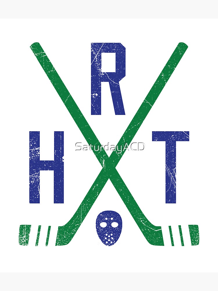 "HRT Retro Sticks - White" Sticker for Sale by SaturdayACD | Redbubble