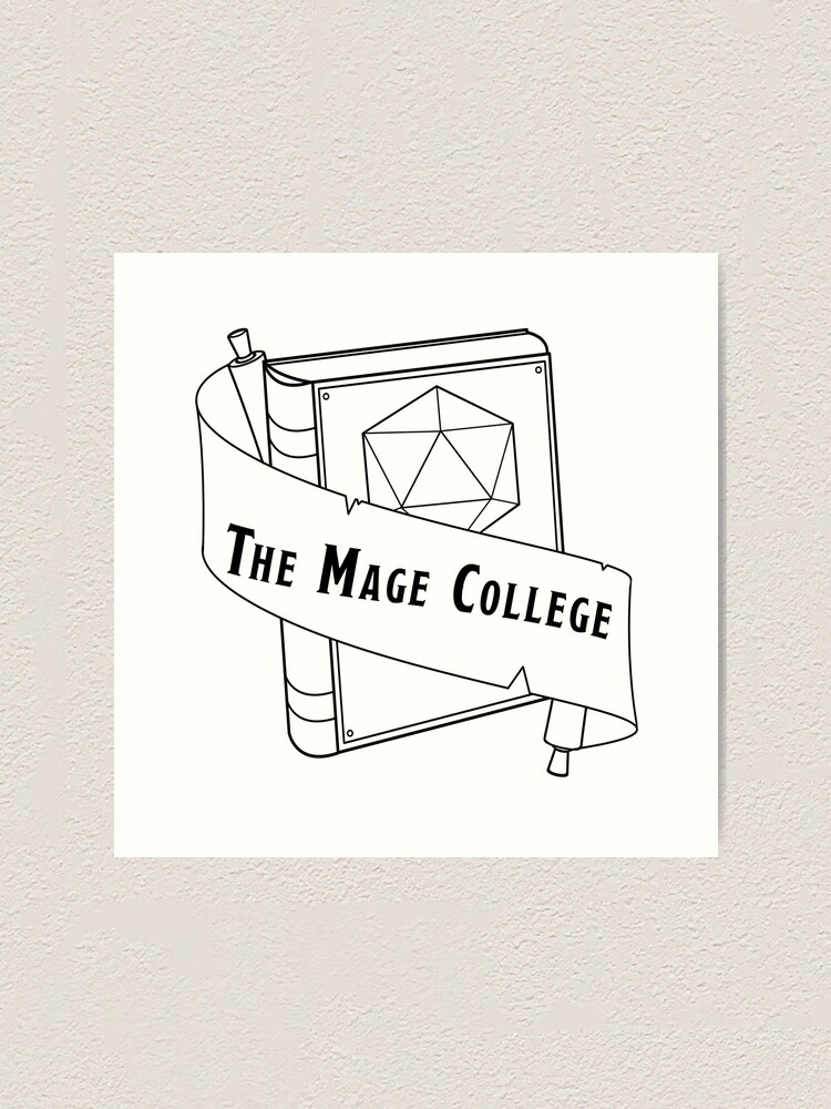 "The Mage College logo" Art Print by TheMageCollege | Redbubble