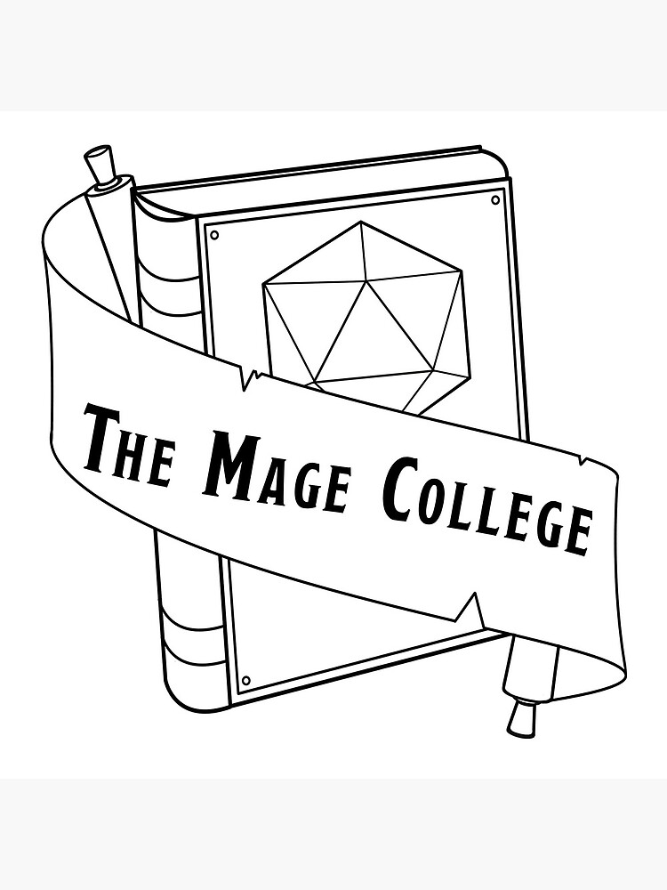 "The Mage College logo" Art Print by TheMageCollege | Redbubble