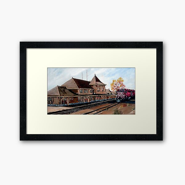 "Old Saskatoon Train Station" Framed Art Print by RuthPalmer | Redbubble