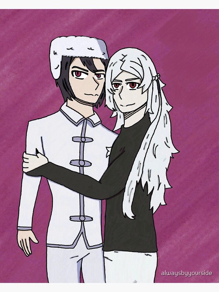 "Fyodor & Shibusawa" Sticker by odascos | Redbubble