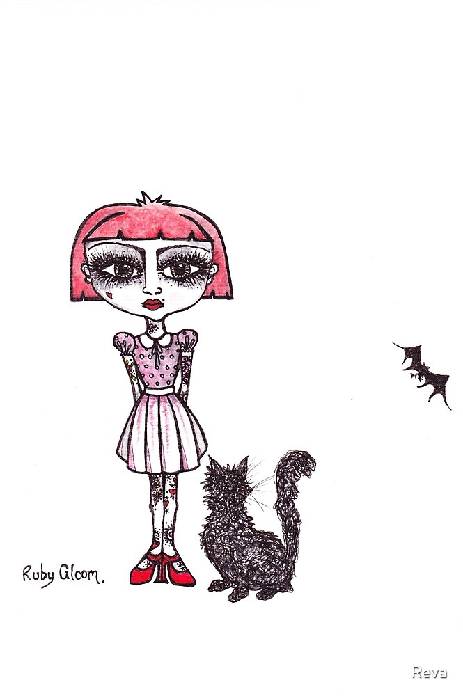 "Ruby Gloom" by Reva | Redbubble