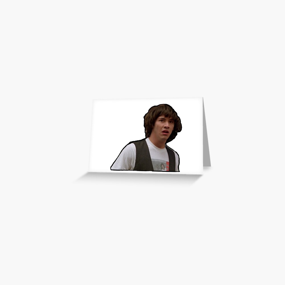 "Confused Keanu" Sticker for Sale by memewarez | Redbubble