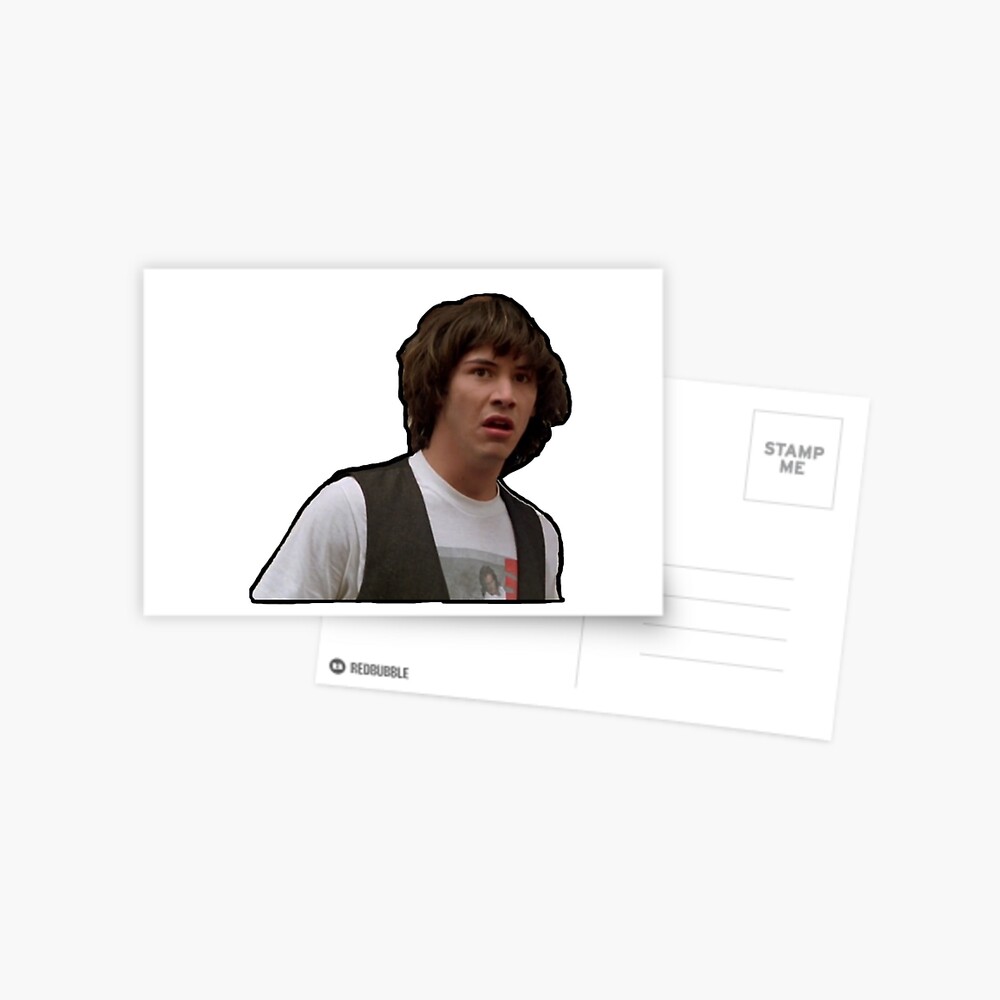 "Confused Keanu" Sticker for Sale by memewarez | Redbubble
