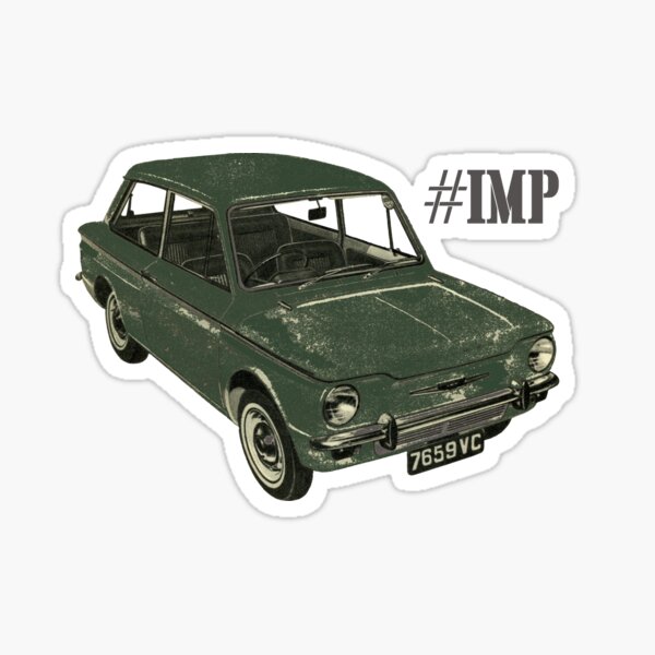 "The Awesome Green Hillman Imp! " Sticker for Sale by taspaul | Redbubble