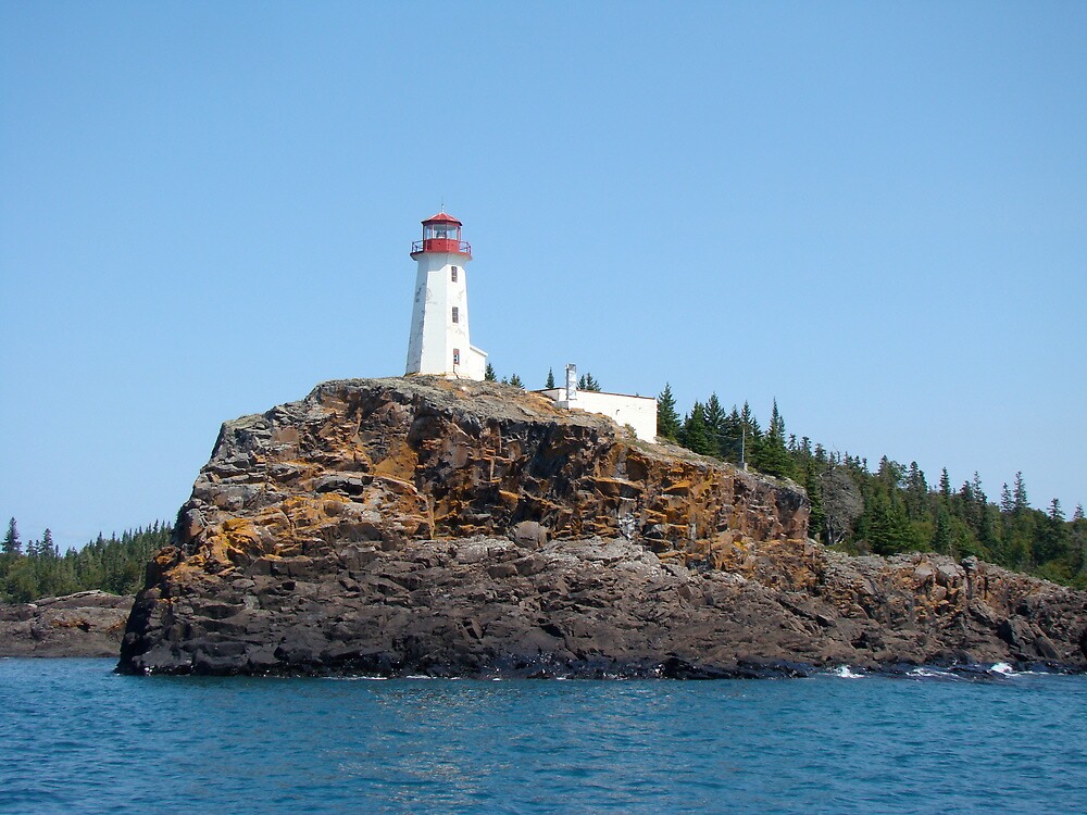 "Battle Island Light Station - Lake Superior" by John Callan | Redbubble
