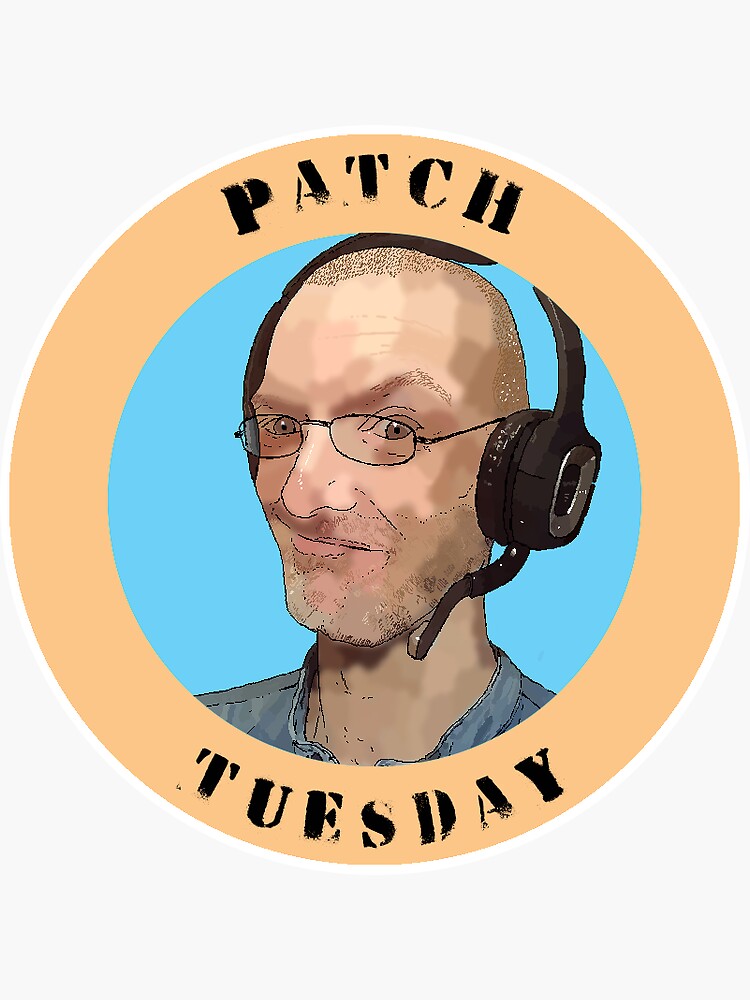 "Patch Tuesday Logo" Sticker for Sale by PatchTuesday | Redbubble