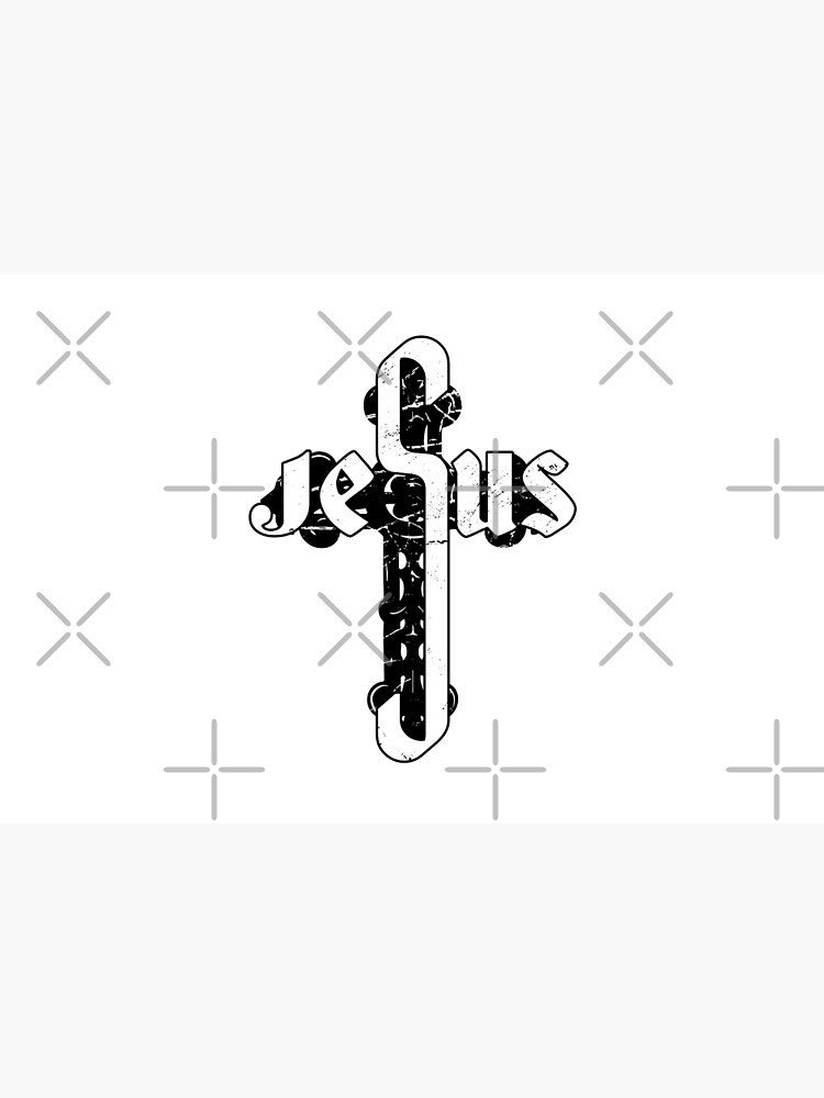 "Jesus Christ Font Design." Bath Mat for Sale by emphatic | Redbubble