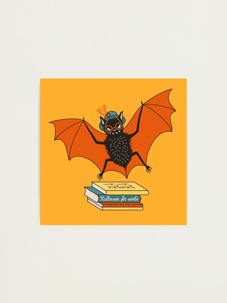 "Bat granny in the library " Photographic Print by azzza | Redbubble