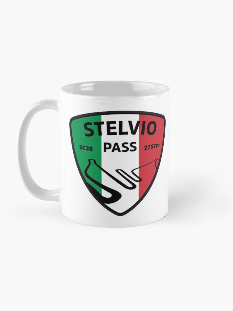 "Stelvio Pass Motorcycle Sticker" Mug by lolotees | Redbubble
