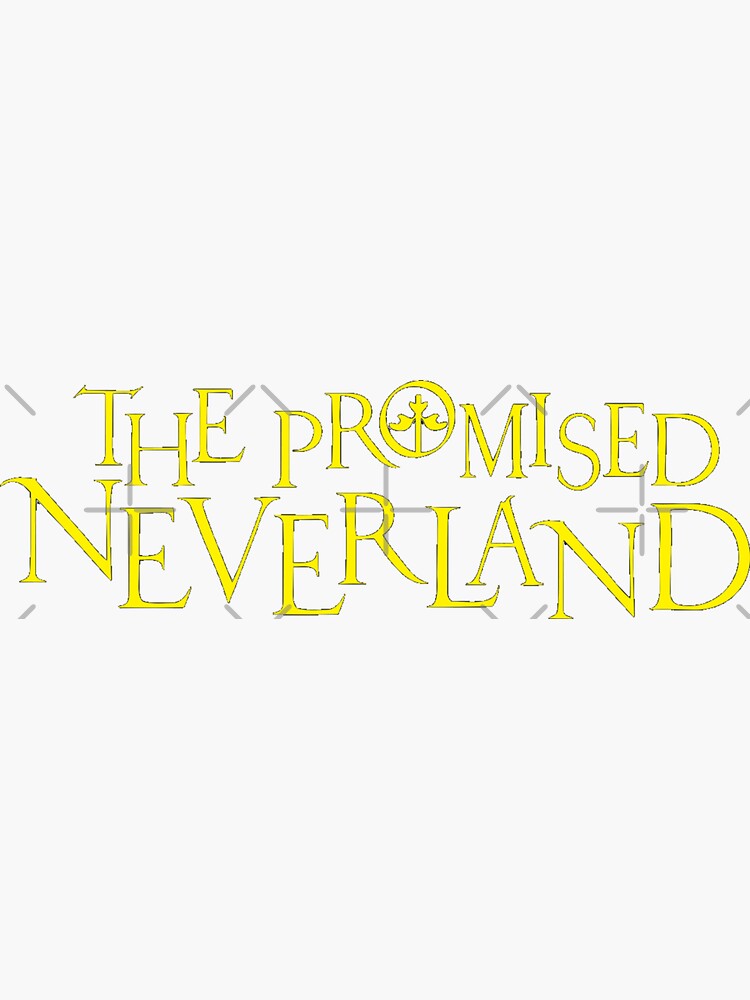 "The Promised Neverland Yellow" Sticker for Sale by symbolized | Redbubble
