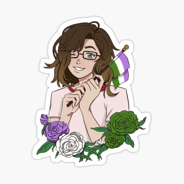 "Genderqueer Pride" Sticker for Sale by saltuurn | Redbubble